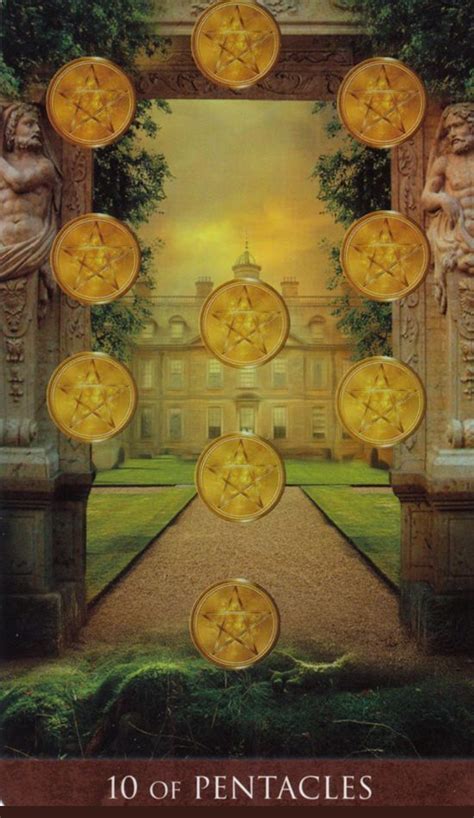 Learn Tarot Card Meanings Ten Of Pentacles Free Tarot Card Meanings