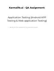 Comprehensive Guide To Application And API Testing Scenarios Course Hero