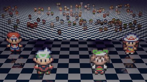 Heres Every Single Character Sprite In The Pokémon Emerald Game Took