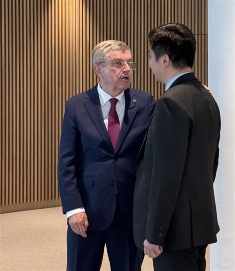 유승민 회장 체육회장 취임 후 바흐 Ioc 위원장과 첫 만남