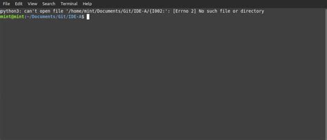 python python3 can t open file home mint documents git ide a {i002