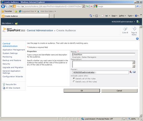 Content Targeting For Anonymous Users With Sharepoint Server 2010 Part