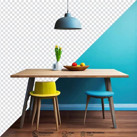 Premium PSD Kitchen Table Isolated On Transparent Background