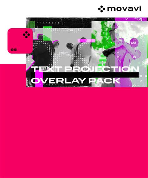 Movavi Video Editor 2025 Text Projection Overlay Pack Deku Deals