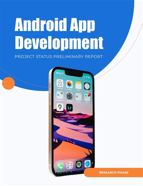 App Development Project Status Report Template Visme