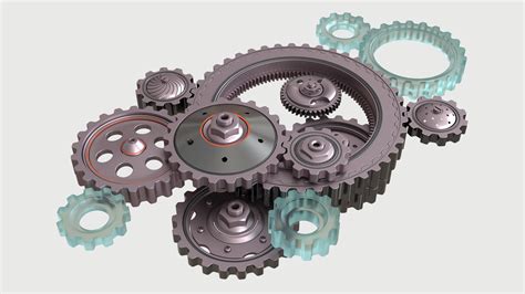 Gears Animation 3d Model Turbosquid 2106502