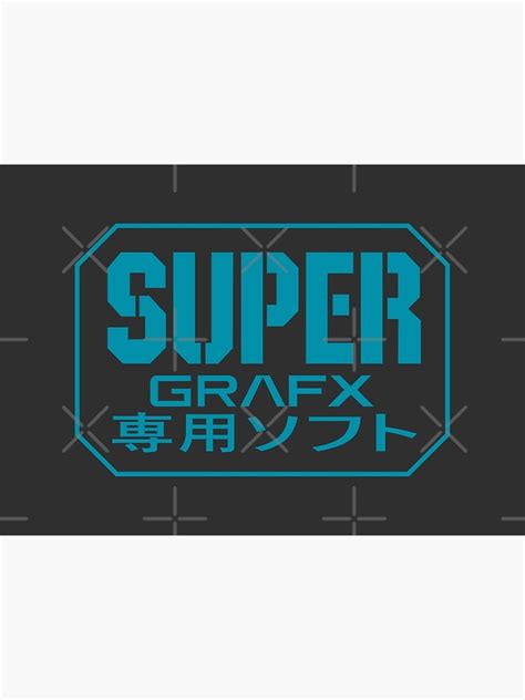 Super Grafx Japan Logo Poster For Sale By Rubencrm Redbubble