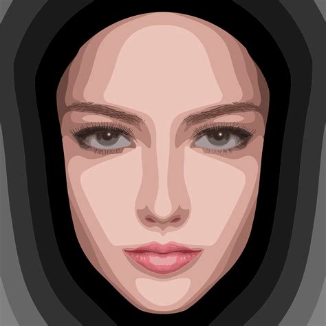 Female Face Vector