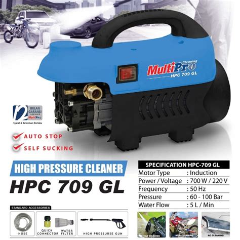 Jual Mesin Cuci Mobil Motor Ac High Pressure Jet Cleaner HPC 709
