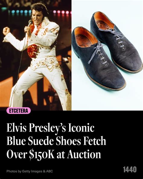Elvis Presley Blue Suede Shoes