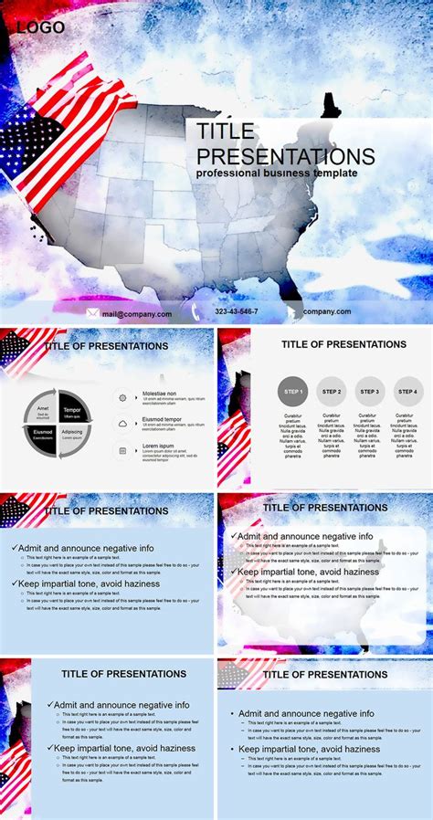 territory and usa flag powerpoint templates powerpoint templates