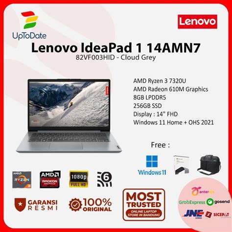 Promo Lenovo Ideapad Slim Amn Hid Jid Ryzen U Gb Gb Ssd Windows Ohs