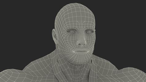 Muscular Bodybuilder Athlete Man Rigged 3D Model 3D Molier International