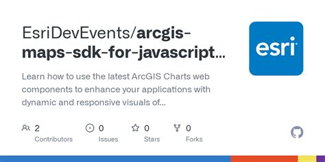 github esridevevents arcgis maps sdk for javascript charts components