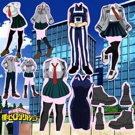 Bnha Bases Roupas De Super Heróis Roupas De Personagens Roupas Mangá