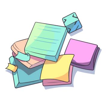 스티커 메모 벡터 흰색 배경에 노트 패드 및 봉투 컬렉션의 스티커 클립 아트 만화 이미지 상표 클립 아트 PNG 일러스트
