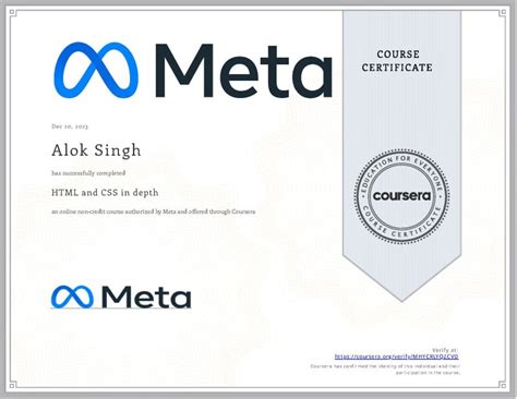 Html5 Css3 Courseracertification Metacertification Webdevelopment