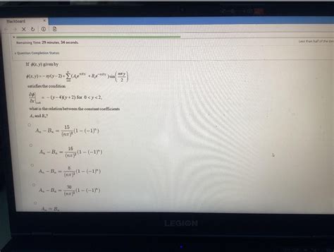 solved if ϕ x y given by ϕ x y −xy y−2 ∑ n 1 ∞ a n e