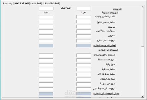نموذج تقرير مالي جاهز Excel