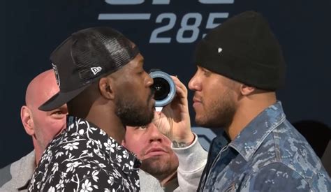 Jon Jones Vs Ciryl Gane Ufc 285 Press Conference Faceoff Mma Junkie