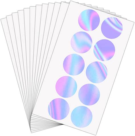 Amazon Whaline 100Pcs Coding Circle Dot Labels Silver Removable