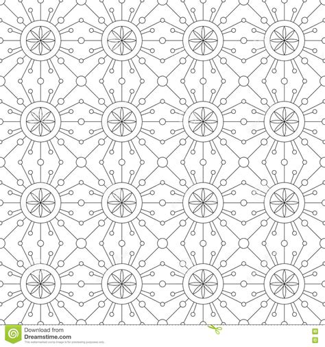 Geometric Seamless Pattern Vector Illustration Stock Vector