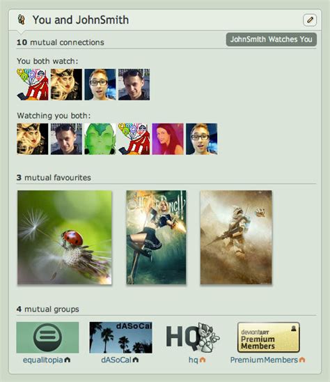 Mutual Widget Mockup By Danlev On Deviantart