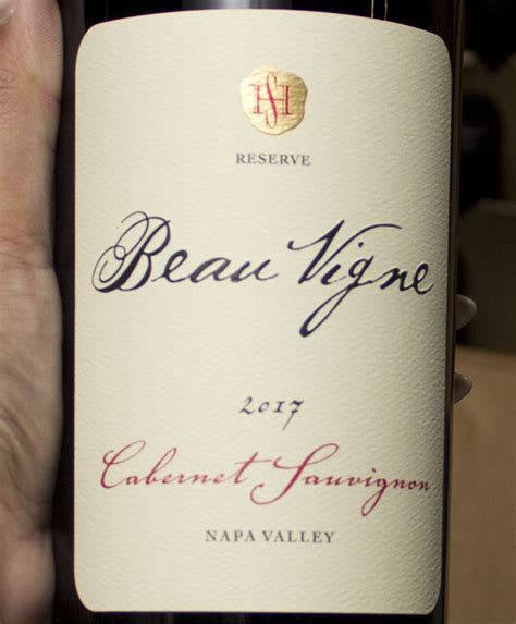 Last Bottle Beau Vigne Cabernet Sauvignon Reserve Napa Valley 2017