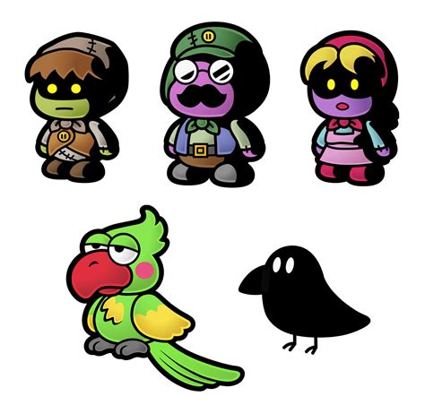 Characters Art Paper Mario The Thousand Year Door Art Gallery