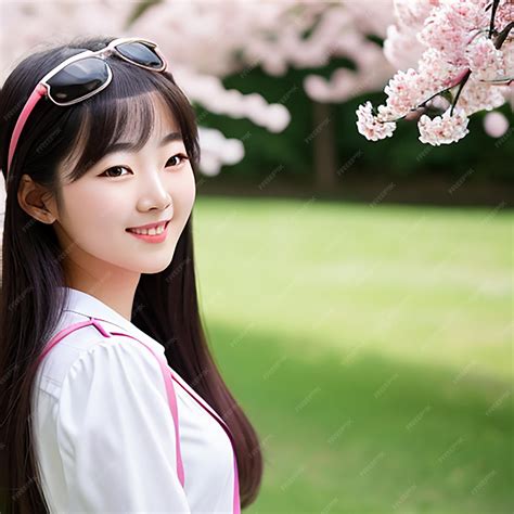 Premium Ai Image A Pretty Korean Girl