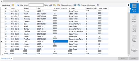 Mysql Update Inventory When Sale Is Made Vb Net Stack Overflow