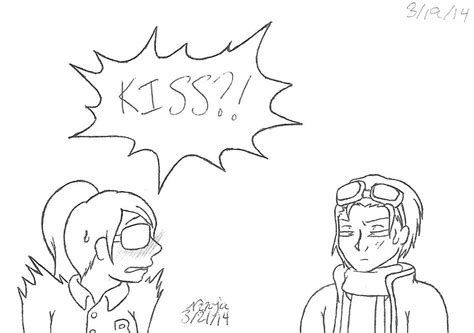 Kiss By Weird Anime Girl On Deviantart