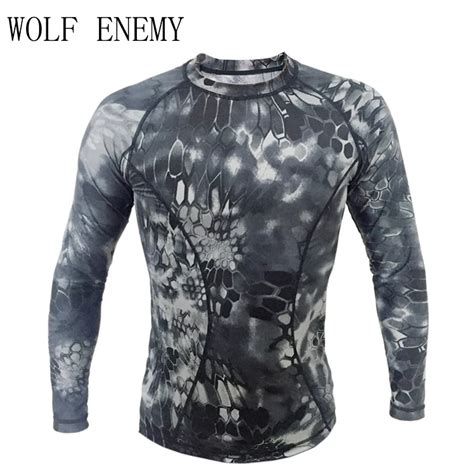 Kryptek Tight Compression Army T Shirt Typhon Long Sleeve Tactical