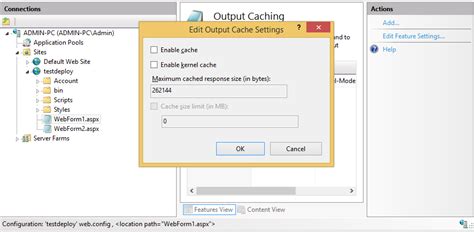 How To Stop An ASP NET Webforms Page Caching Different Versions Stack
