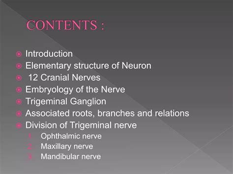 Trigeminal Nerve Ppt Pptx