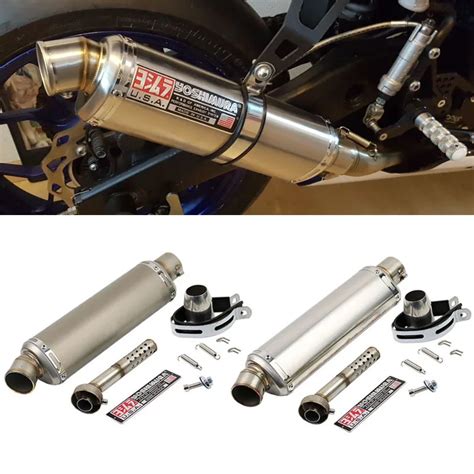 Yoshimura USA Silenziatore Universale Per Tubo Di Scarico Moto Fuga