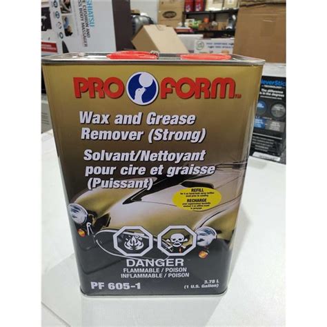 Pro Form Wax And Grease Remover Strong 378 L