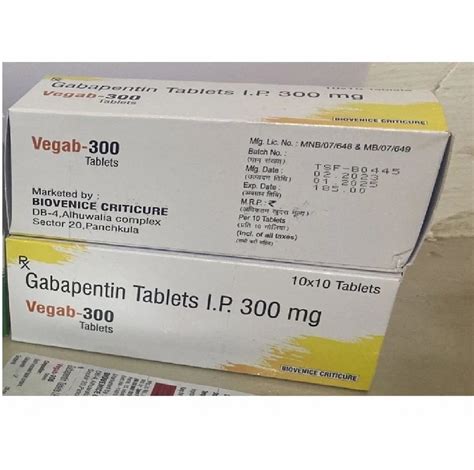 300 Mg Gabapentin Tablets At ₹ 1850box Gabapentin Tablet In