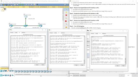 Lab 51212 Packet Tracer Determining The Dr And Bdr Youtube