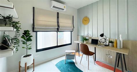 บ้านแฝดสองชั้น ในโครงการ บ้านชานไม้ รังสิต คลองสาม