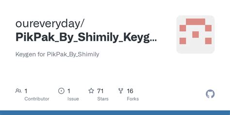 PikPak By Shimily Keygen README Md At Main Oureveryday PikPak By