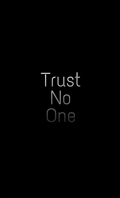 Trust Nobody Wallpaper