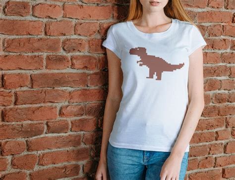 Dinosaurs 8 Bit Svg Eps Dxf Png Files Pixelated Cutting File Pixel