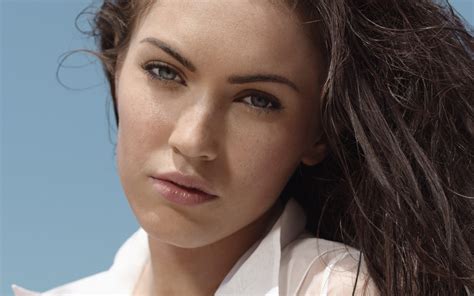 Wallpaper Face Model Long Hair Singer Black Hair Fashion Nose Person Skin Megan Fox