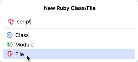 创建并运行您的第一个 Ruby 项目 Rubymine 文档