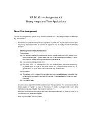 Assignment 3 Pdf CPSC 331 Assignment 3 Binary Heaps And Their Applications About This