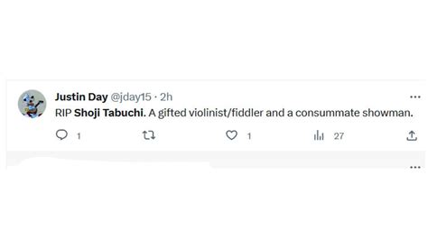 Shoji Tabuchi How Did Shoji Tabuchi Die All You Need To Know As