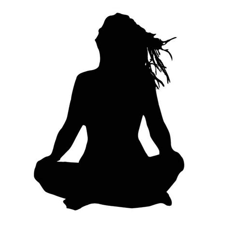 Yoga Pose Silhouetteai Royalty Free Stock Svg Vector And Clip Art