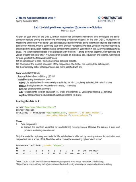 cu aswr lab12 sol pdf coefficient of determination errors and