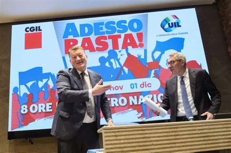 E Uno Sciopero Generale Cgil E Uil Confermano Lo Sciopero Del 17